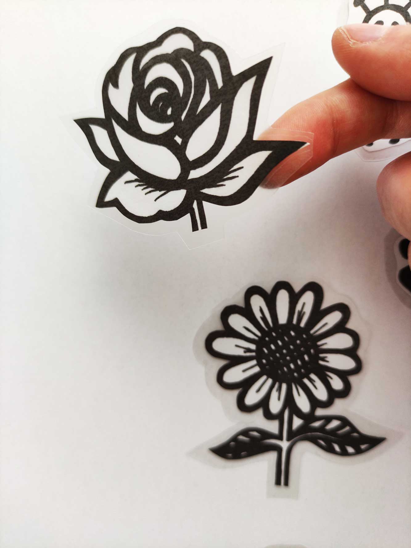 Sticker mit Klebefolie/ Klebeband selber machen – Startseite